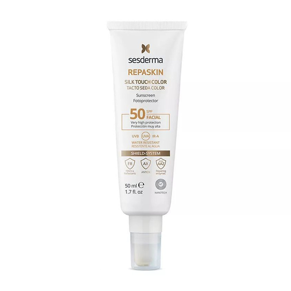SESDERMA Средство солнцезащитное SPF 50 REPASKIN SILK TOUCH COLOUR ...