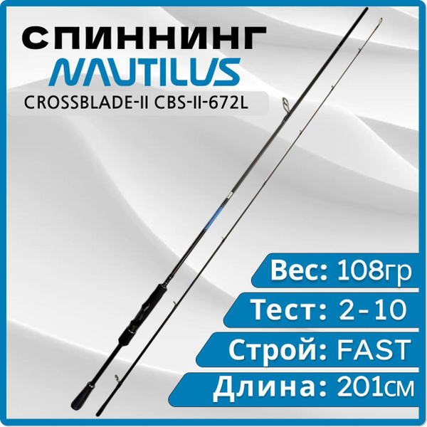 Спиннинг Nautilus CROSSBLADE-II, от 2 гр купить по выгодным ценам в ...