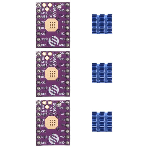 4 шт. S6609 Драйвер шагового двигателя GC6609 StepStick Бесшумный ...