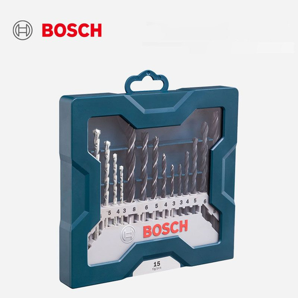 Набор электрических сверл Bosch, 15 шт. - купить по выгодной цене в ...