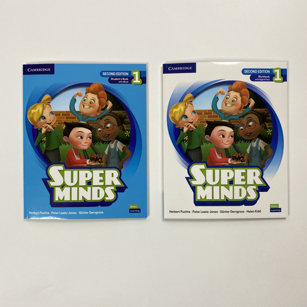Super Minds 1 2ed, Student's Book, Workbook ( учебник, раб.тетрадь ...