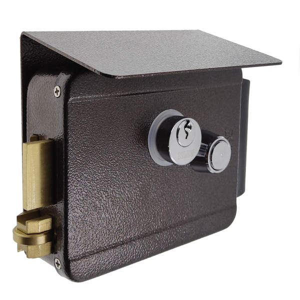 ATIX AT-L-1EM/B (Atis Lock MB) электромеханический замок накладной для калитки с защитным ...