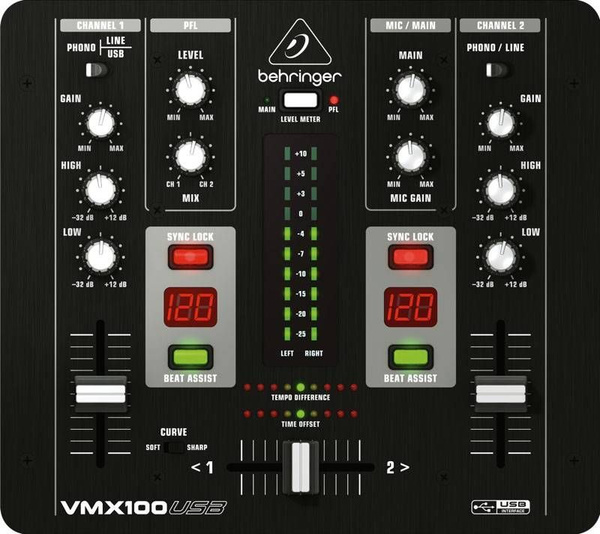 Behringer VMX100USB DJ-микшер - купить с доставкой по выгодным ценам в ...