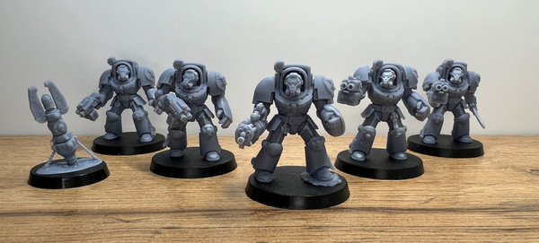 Warhammer 40000 Terminator Squad / Набор миниатюр для настольной игры ...