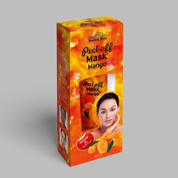Herbal Star MANGO Peel-off Mask / Маска-плёнка с экстрактом манго, 100 мл - купить с доставкой ...