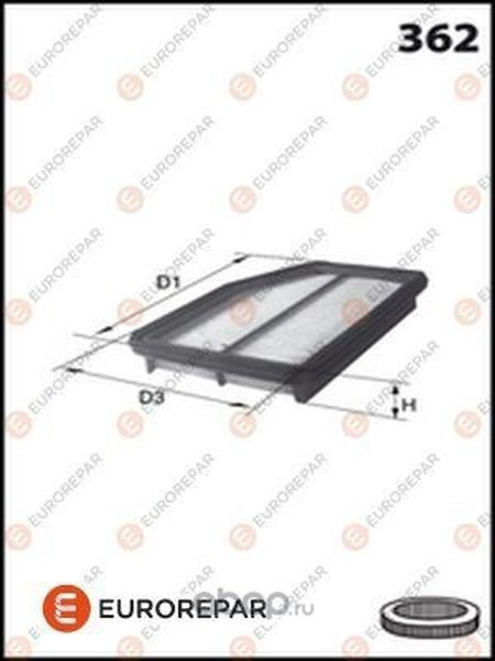 Фильтр воздушный Eurorepar 1613722180;1613722180 - купить по выгодным ...