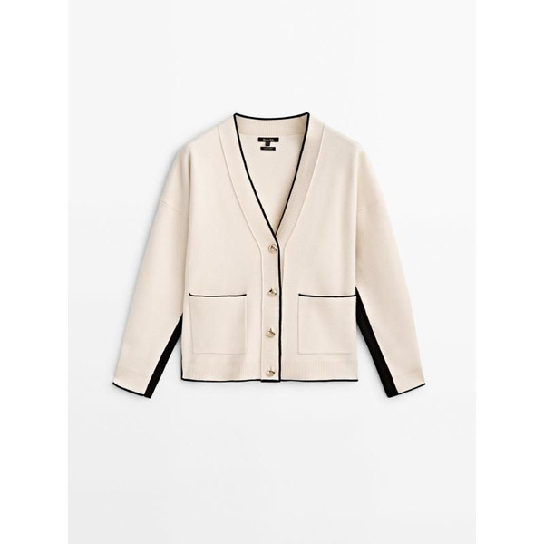 Свитер Женский Massimo Dutti светло-бежевый Вискоза, Спандекс, размер ...