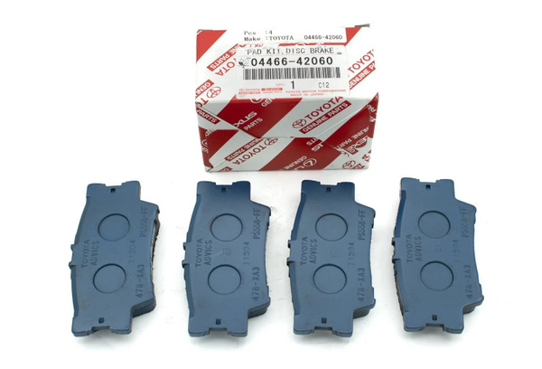 Toyota Колодки тормозные дисковые Задние, арт. 04466-42060 купить на ...