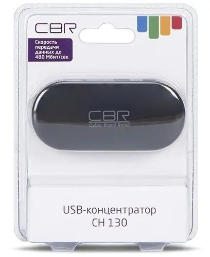 CBR CH 130 USB-концентратор, 4 порта купить на OZON по низкой цене ...