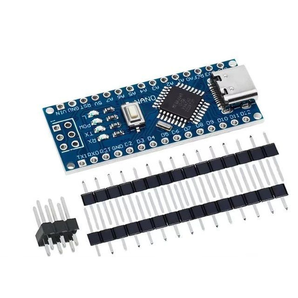 Контроллер Arduino Nano V3 0 совместимый Atmega328p Ch340g не