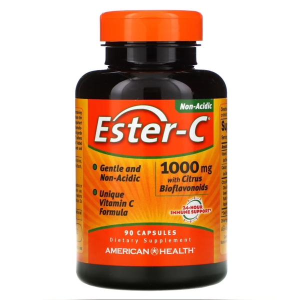 American Health Ester-C with Citrus Bioflavonoids, 1000 мг, 90 таблеток ...