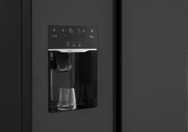Холодильник Weissgauff WSBS NFW Inverter Ice Maker, черный - купить по ...