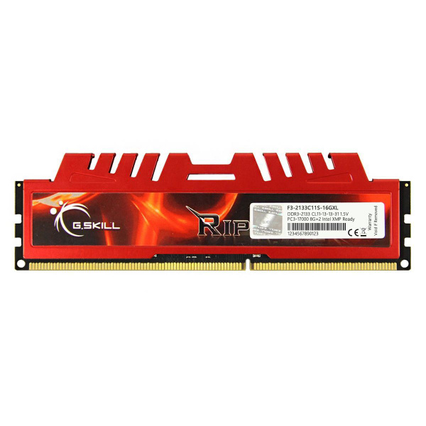 Модуль оперативной памяти G.Skill RipjawsX DDR3 2133 МГц8 ГБ (F3 ...