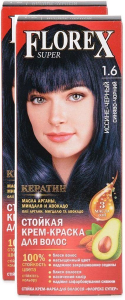 Florex Краска для волос, 100 мл - купить с доставкой по выгодным ценам ...