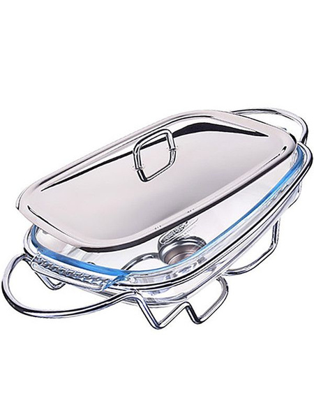 Мармит с подогревом от свечи Mayer&Boch, стекло, 1,5л купить на OZON по ...