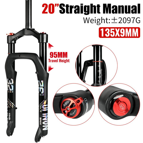Nanlio Mountain Snow Bike Fat Fork 20 26-дюймовые масляные воздушные ...