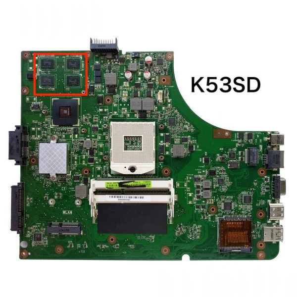 K53SD REV.5.1 для материнской платы ноутбука ASUS K53SV K53S A53S X53S ...