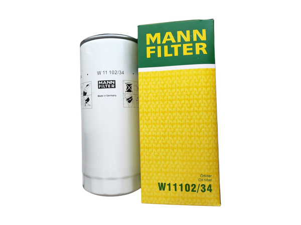Фильтр масляный MannGroup W11102/34 - купить по выгодным ценам в интернет-магазине OZON (1164848587)