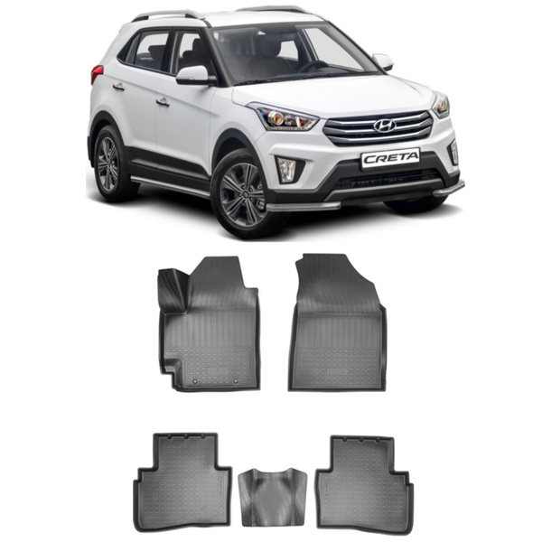 Коврики в салон автомобиля Norplast Коврики 3D для салона Hyundai Creta ...