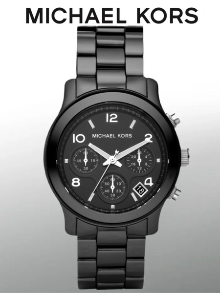 Женские наручные часы Michael Kors черные кварцевые керамические купить ...