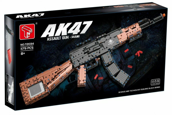 Конструктор Автомат Калашникова АК47 1179 деталей ak-47 - купить с ...