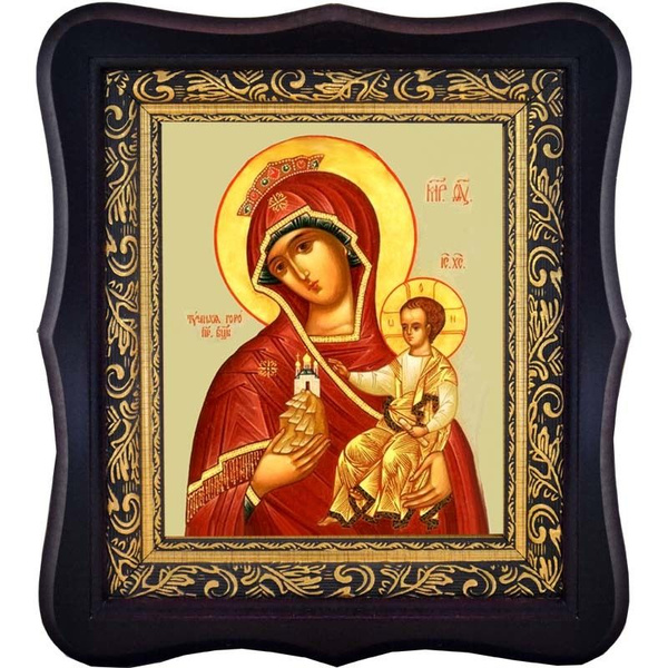 Тучная гора. Икона Божьей Матери на холсте. - купить по низким ценам в ...