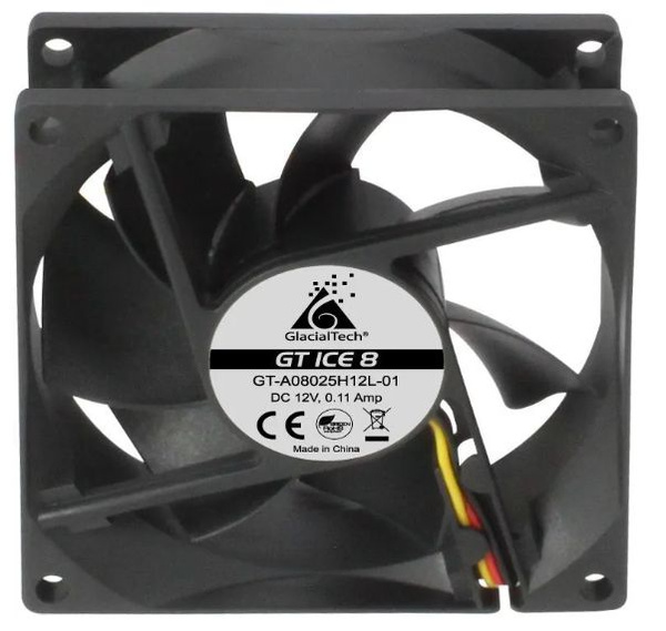 Вентилятор Glacialtech CF-80250HD0AC0001 / GT ICE 8 размер 80x80 мм 3 ...