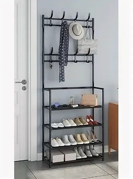 Этажерка для обуви Mirus Group ОР-МС-Д, ABS пластик, Металл, 60x27x171 ...