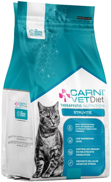 Корм Carni VetDiet Struvite для кошек, при мочекаменной болезни ...