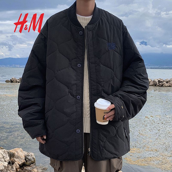 Пальто H&M, Зима, размер 60, цвет черный, Полиэфир - купить по выгодной ...