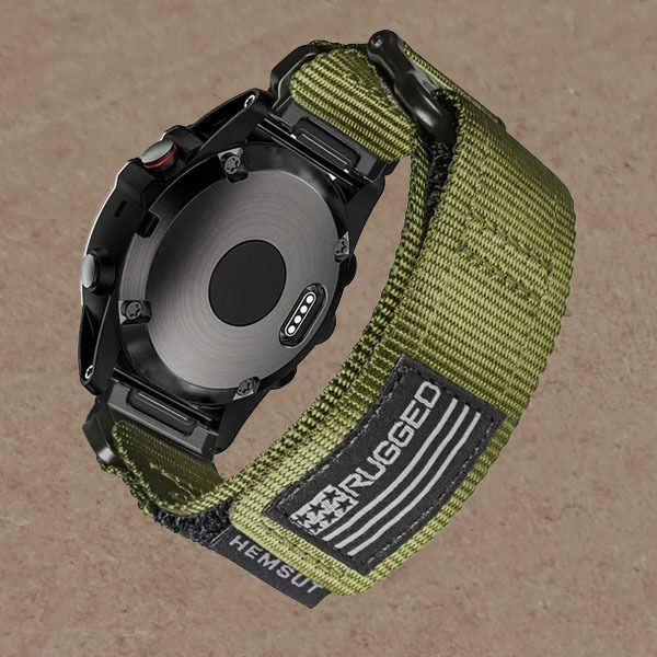 Нейлоновый ремешок Hemsut Rugged 26 мм для Garmin Fenix 7x 6x 5x ...