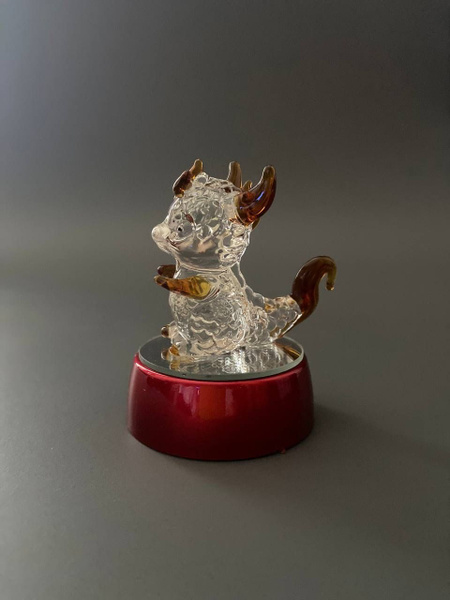 Сувенир светящийся дракон желтый большой символ 2024 года купить Сувенир по выгодной цене в