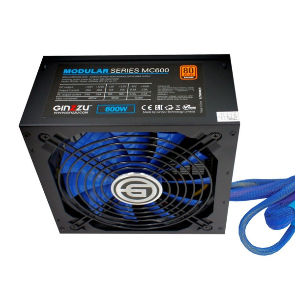 Ginzzu MC600 14CM 80+Bronze Блок питания купить на OZON по низкой цене ...
