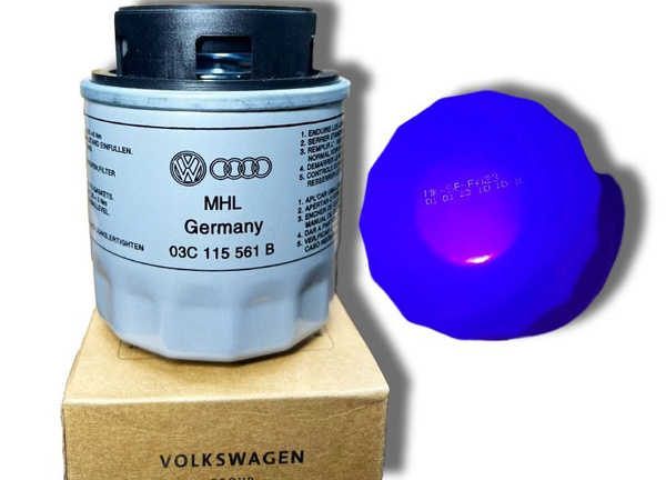 Фильтр масляный Volkswagen ОРИГИНАЛ - OEM 03C115561B - VAG - купить по ...