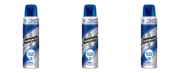 Mennen Speed Stick Дезодорант для тела Neutro Power, 150 мл, 3 шт ...