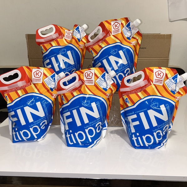 Стеклоочиститель (оптом 5 штук) Fin tippa -20С, Nozzle, 4л*5шт ...