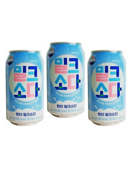 Газированный напиток Fanta Milk-Soda 345мл х 3шт - купить с доставкой ...