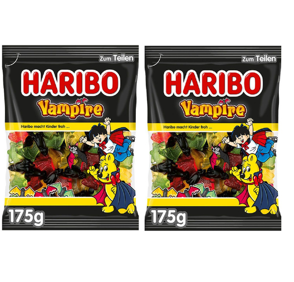 Жевательный мармелад Haribo Vampire 2 уп по 175 г - купить с доставкой ...