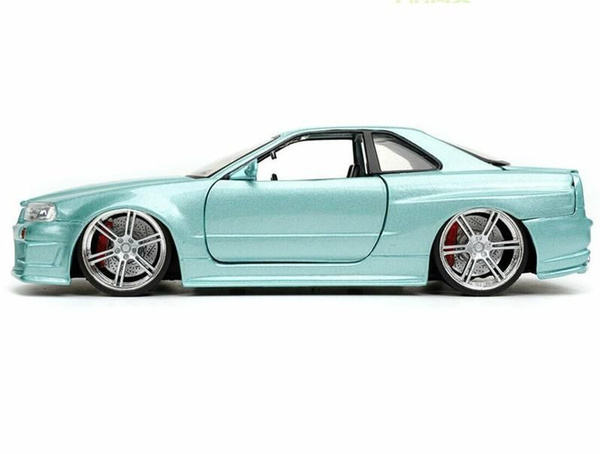 Машинка JADA 1:24 Toyota supra Plymouth Nissan skyline gtr R35 350Z ...