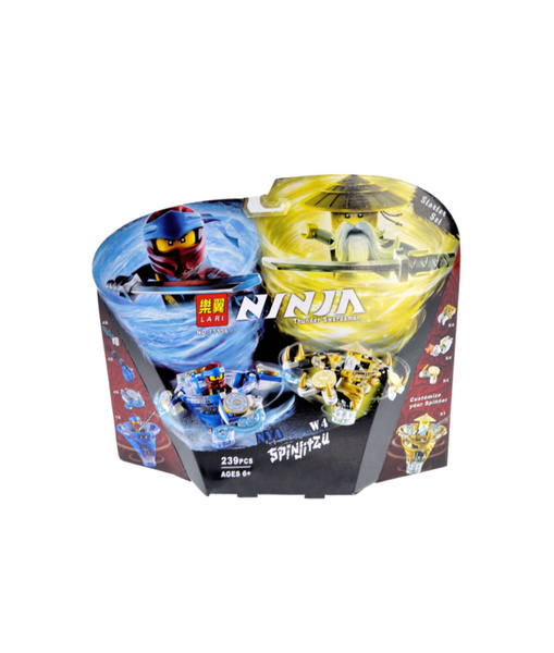 Конструктор Бой мастеров Кружитцу " LARI Ninja, 239 деталей. - купить с ...