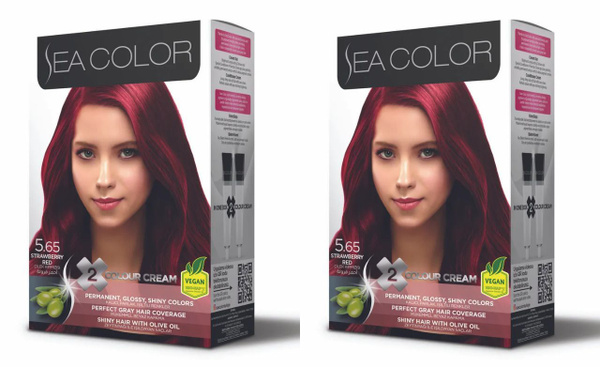 SEA COLOR Краска для волос, 185 мл - купить с доставкой по выгодным ...