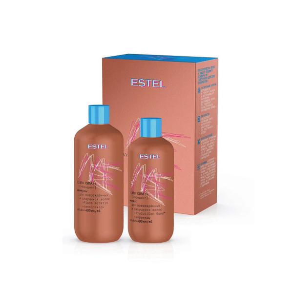 ESTEL ME Набор "Это сила" Шампунь 400 мл + Маска 300 мл купить на OZON по низкой цене (1435121873)