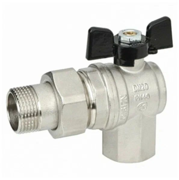 Кран шаровой 594 - 3/4 угловая американка BUGATTI. Арт 05940005 ...