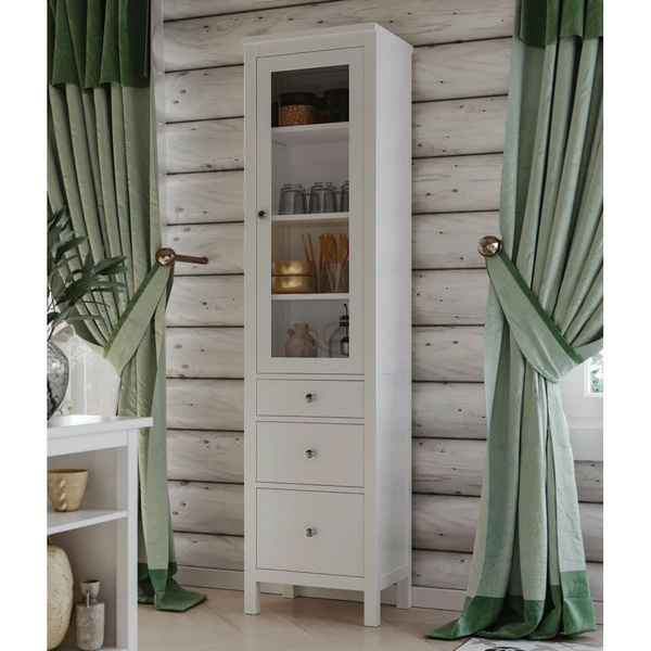 Буфет IKEA КАНТРИ СЕРВАНТ_Белый 49.2x36.4x197.2 см - купить по выгодной ...