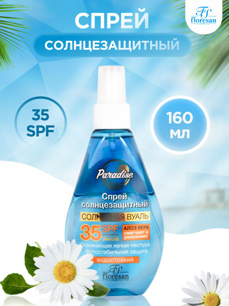 Вопросы и ответы о Спрей солнцезащитный для лица и тела Floresan ...