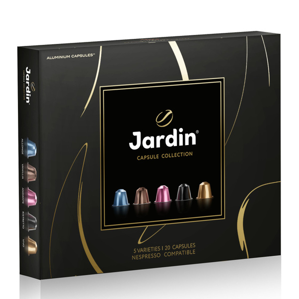 Кофе в капсулах Подарочный Набор ЖАРДИН Ассорти 20 шт. 5 видов по 4 шт ...