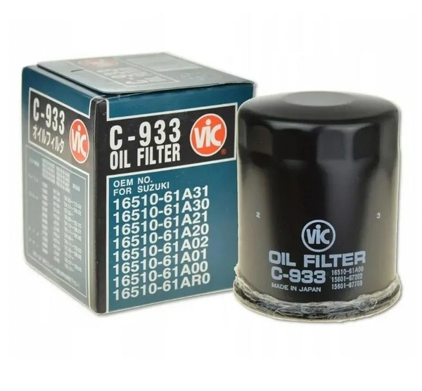 Фильтр масляный Vic С-933 /HF682 GB-1145/ - купить по выгодным ценам в интернет-магазине OZON ...