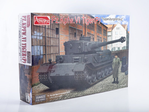 Сборная модель танка Amusing Hobby Pz.Kpfw.VI Tiger(P) with Resin ...