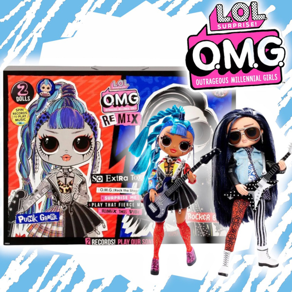 Кукла LOL SURPRISE OMG REMIX Rocker Boi & Punk Grrrl Rock 567288 ...