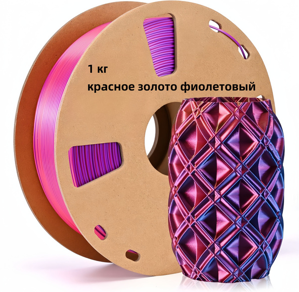 Трехцветная нити накаливания PLA для 3D принтера, многоцветная ...